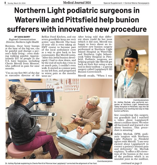 Medical Journal features Dr. Ashley Mychak - Northern Light Sebasticook ...